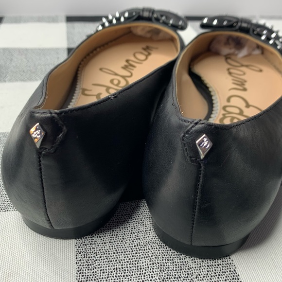 Sam Edelman | Shoes | Sam Edelman Raisa Black Bow Studded Ballet Flats | Poshmark